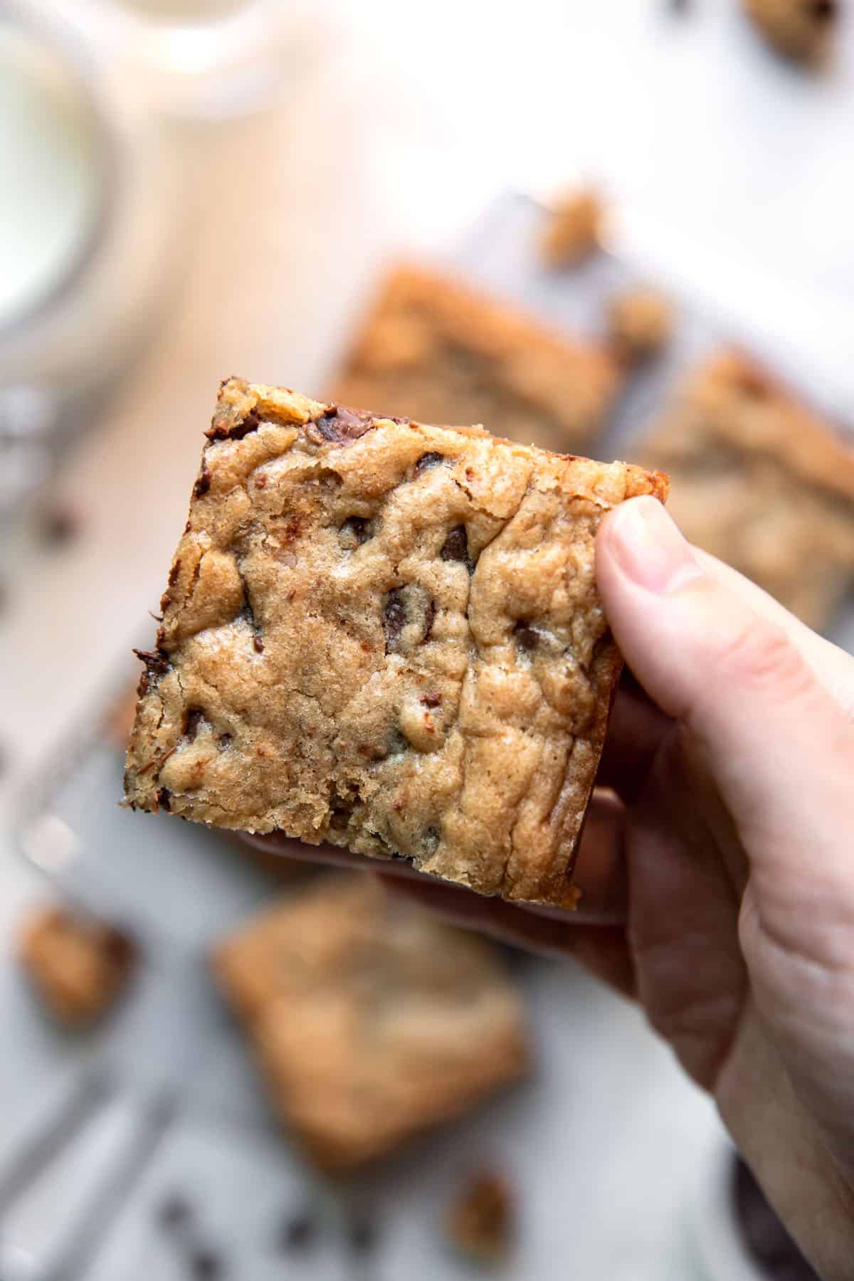 Dark Chocolate Chip Ginger Bookies - Modern Crumb