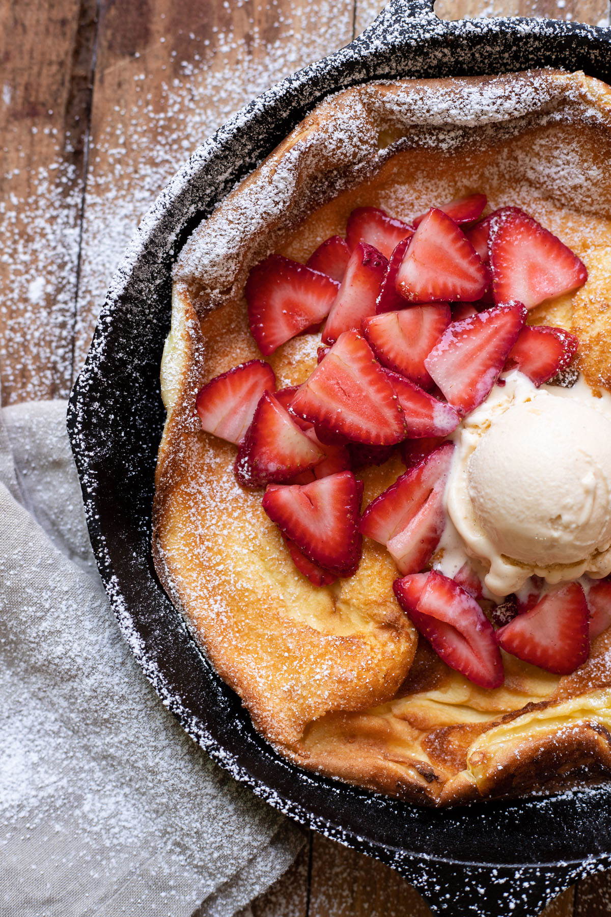 Strawberry Dessert Dutch Baby - Modern Crumb