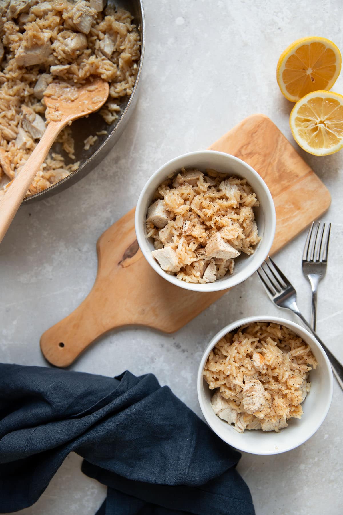 One Pot Lemon Chicken and Rice - Modern Crumb