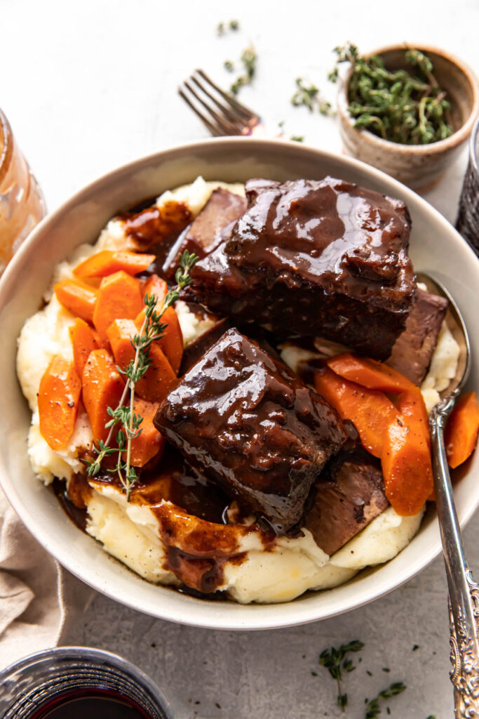 Red Wine Braised Short Ribs - Modern Crumb