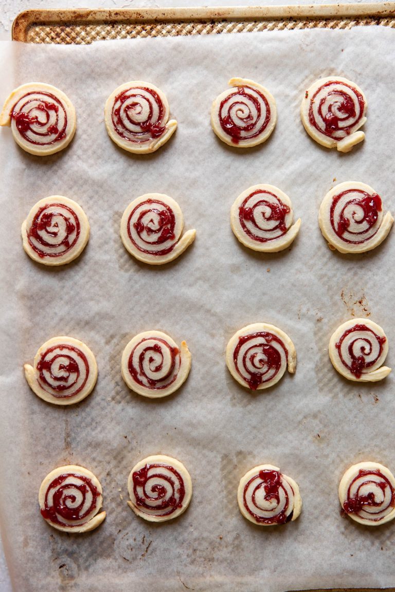 Cream Cheese Jam Pinwheel Cookies - Modern Crumb