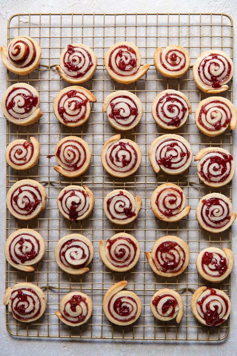 Cream Cheese Jam Pinwheel Cookies - Modern Crumb