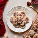Cream Cheese Jam Pinwheel Cookies - Modern Crumb