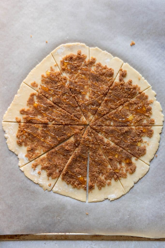 Brown Sugar Walnut Rugelach Cookies - Modern Crumb