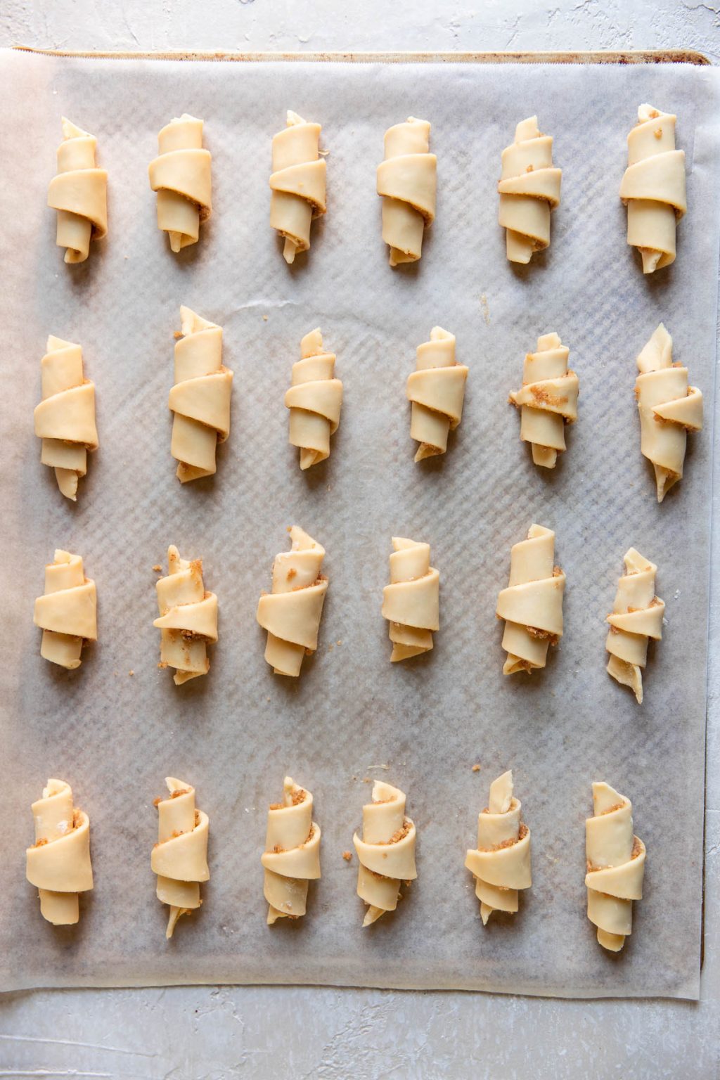 Brown Sugar Walnut Rugelach Cookies - Modern Crumb