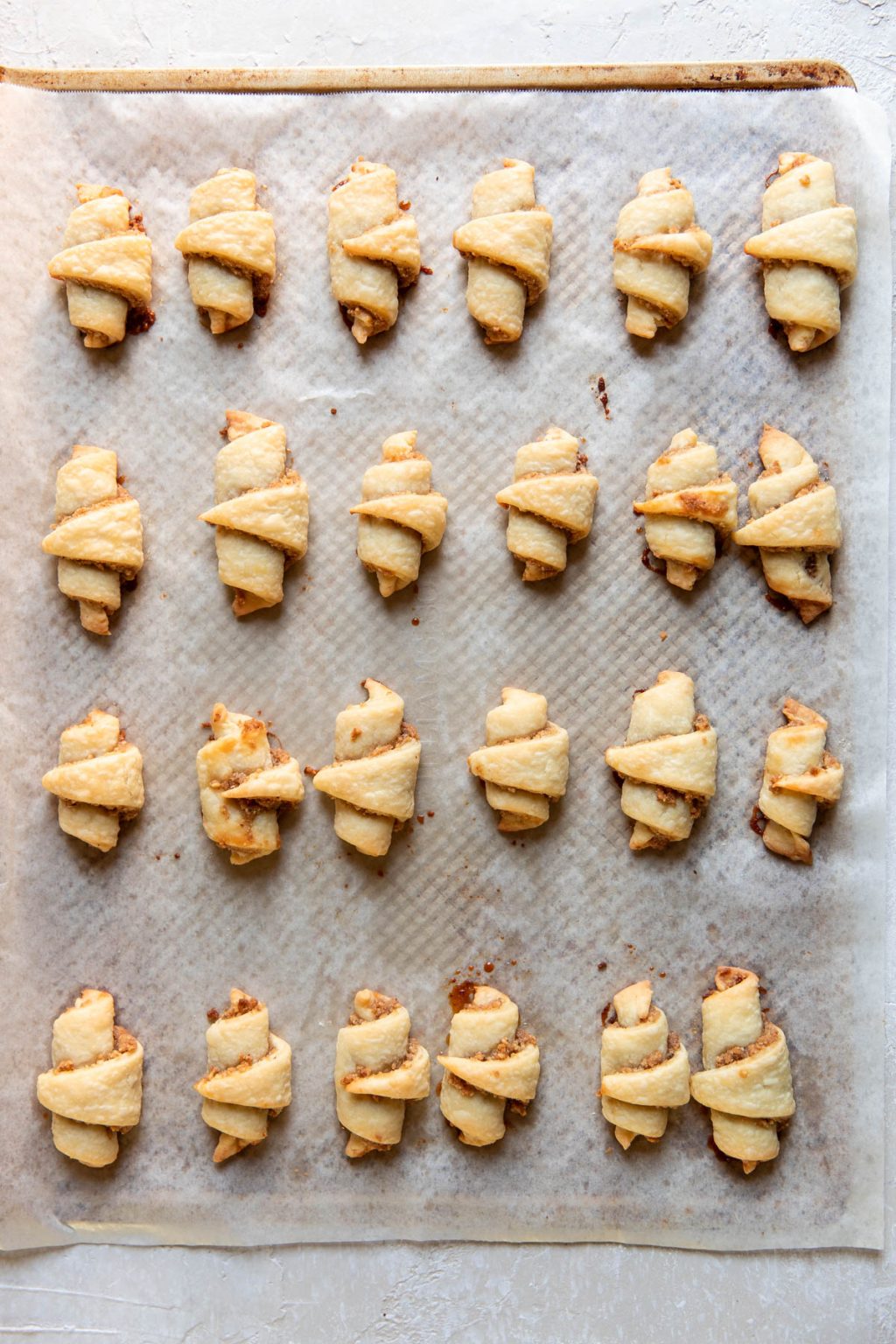 Brown Sugar Walnut Rugelach Cookies - Modern Crumb
