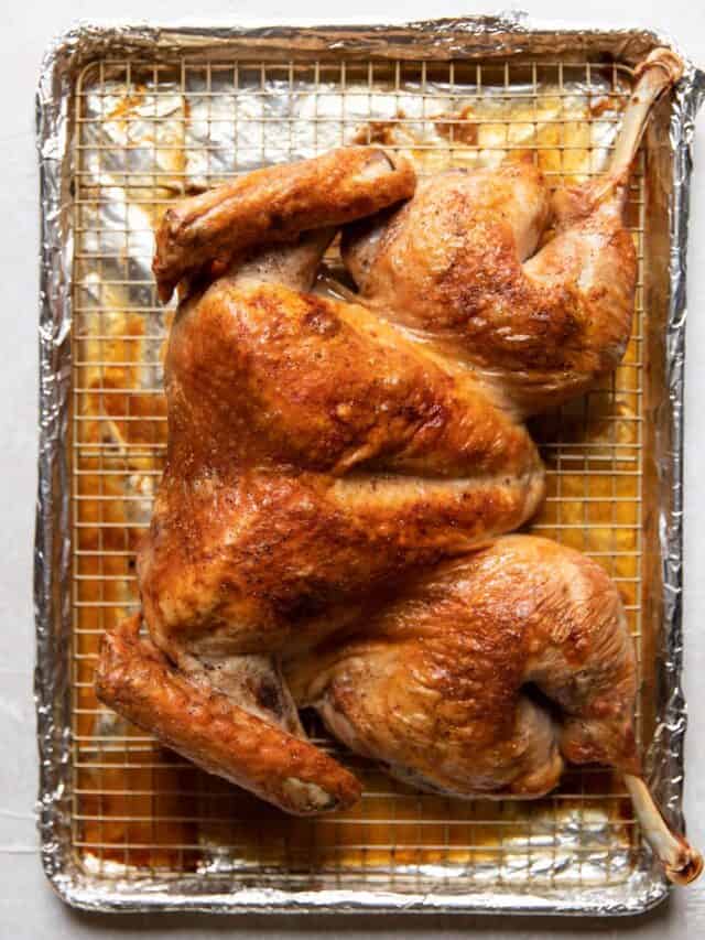 How To Spatchcock A Thanksgiving Turkey - Modern Crumb