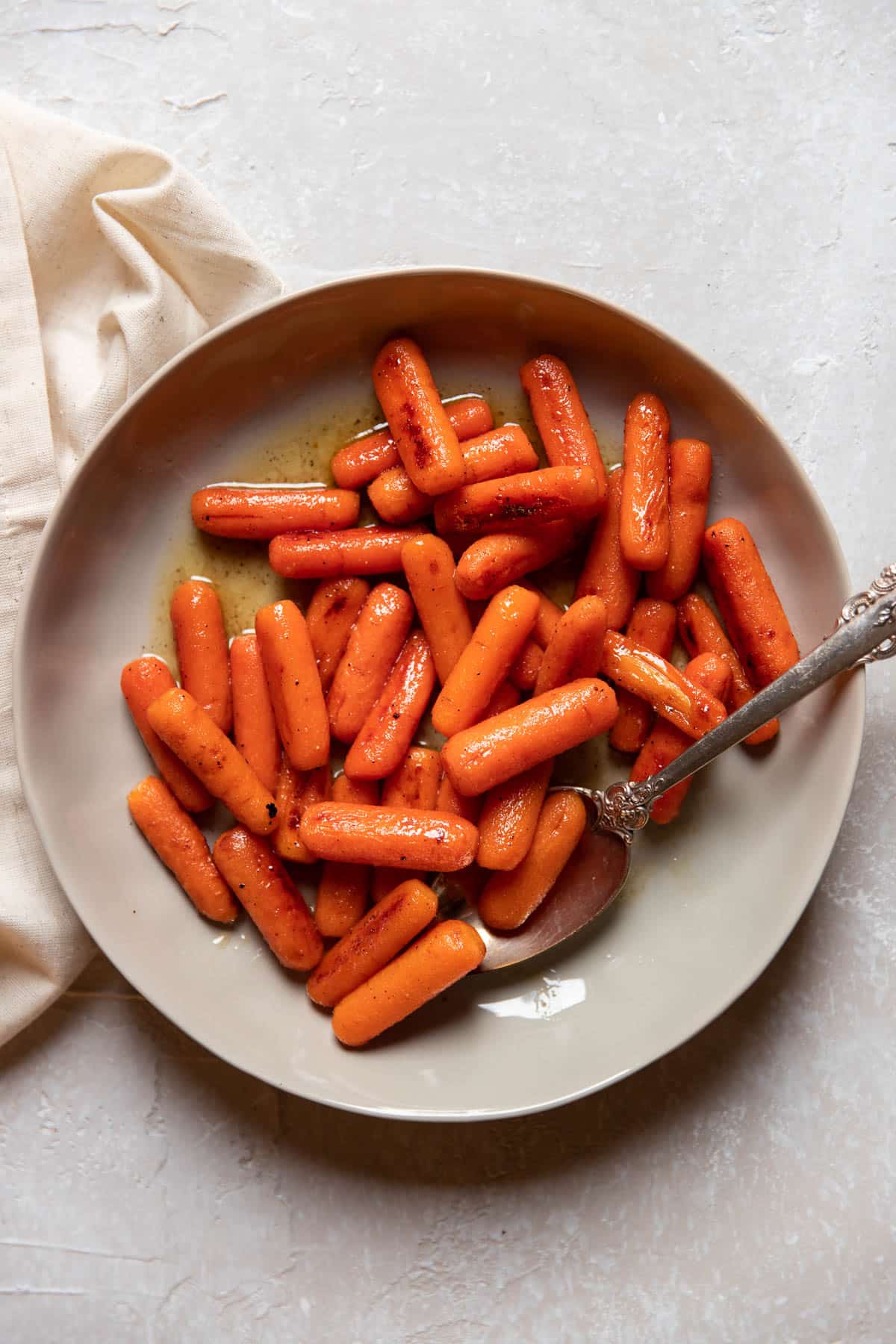 Buttery Olive Oil Baked Honey Carrots - Modern Crumb