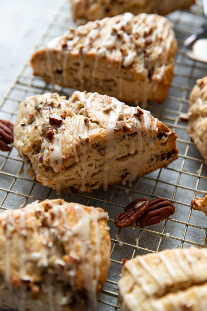 Maple Pecan Scones - Modern Crumb