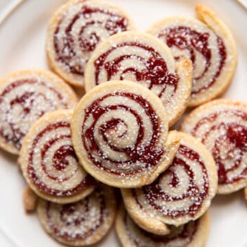 Cream Cheese Jam Pinwheel Cookies - Modern Crumb