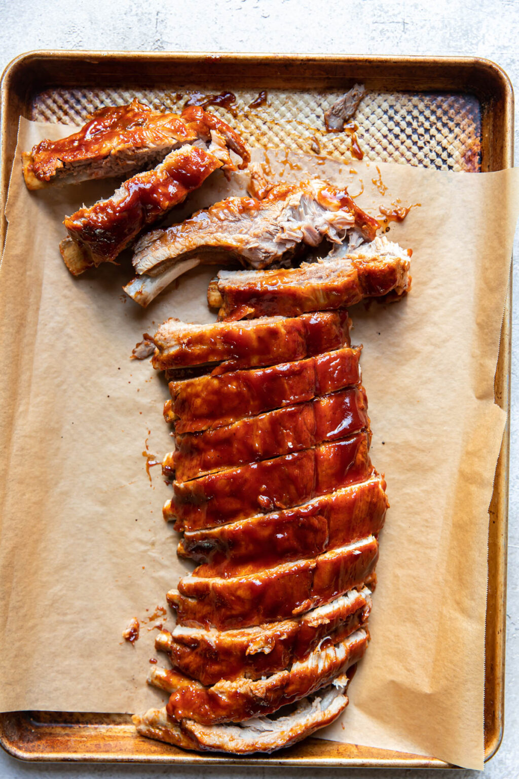 30 Minute Instant Pot BBQ Ribs - Modern Crumb