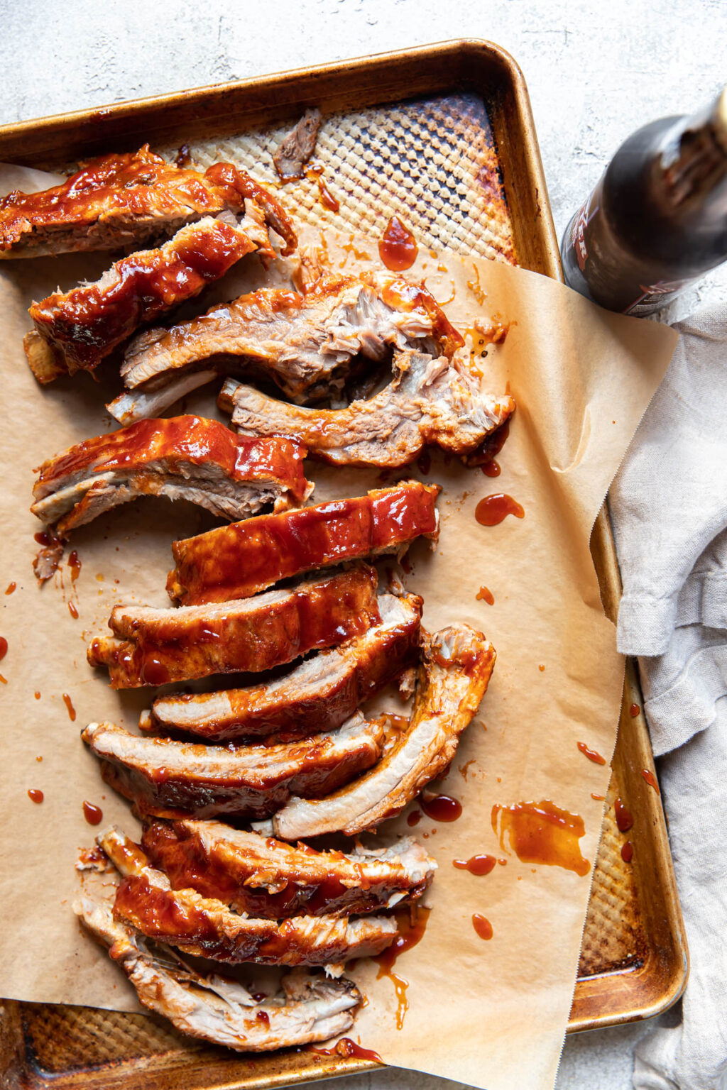 30 Minute Instant Pot BBQ Ribs - Modern Crumb