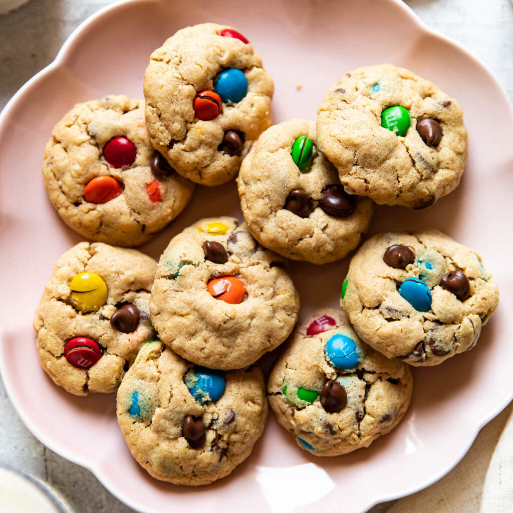 Peanut Butter Monster Cookies - Modern Crumb