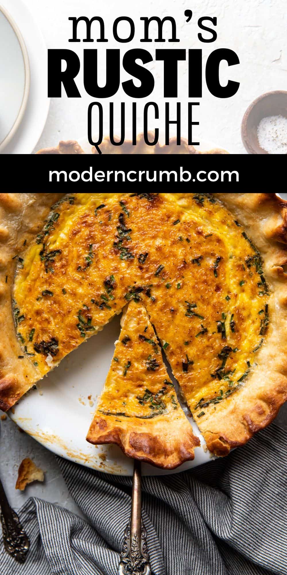Mom's Basic Quiche Recipe - Modern Crumb