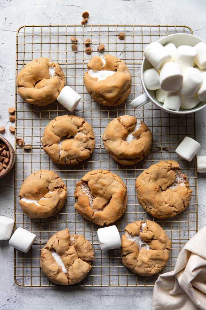 Fluffernutter Cookies - Modern Crumb