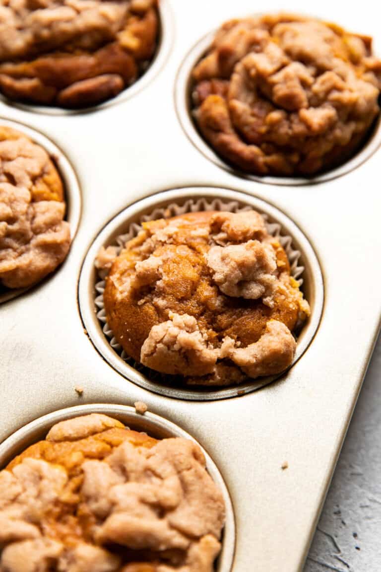 Pumpkin Streusel Muffins - Modern Crumb