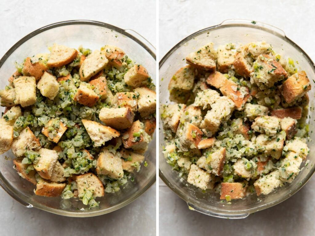 Thanksgiving Herb Stuffing - Modern Crumb