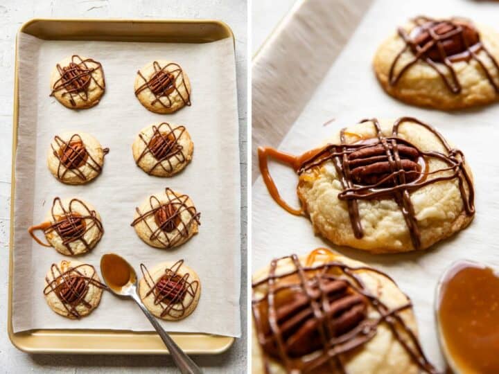 Shortbread Turtle Cookies - Modern Crumb